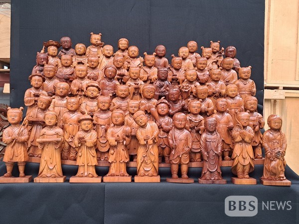 '박달 다듬이목, 동자상으로 다시 태어나다'...허길량 목조각장 23일부터 개인전