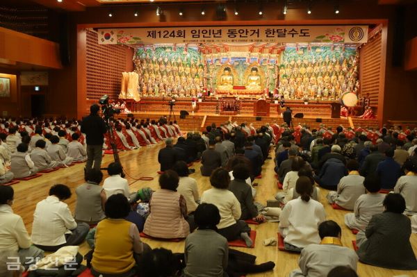 천태종, 겨울 한달 안거 결제...전국사찰 용맹정진