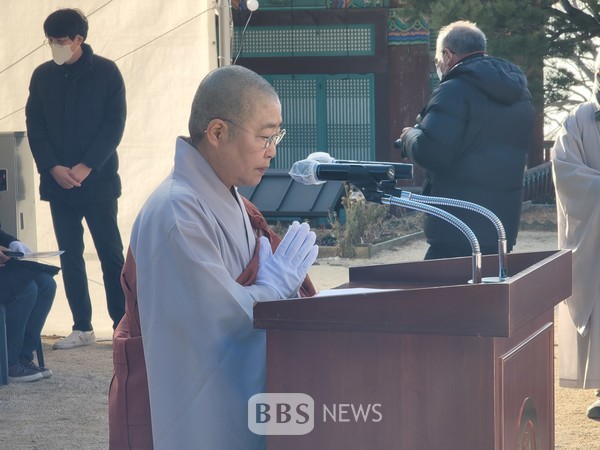 부인사 회주 성타스님 영결식 엄수