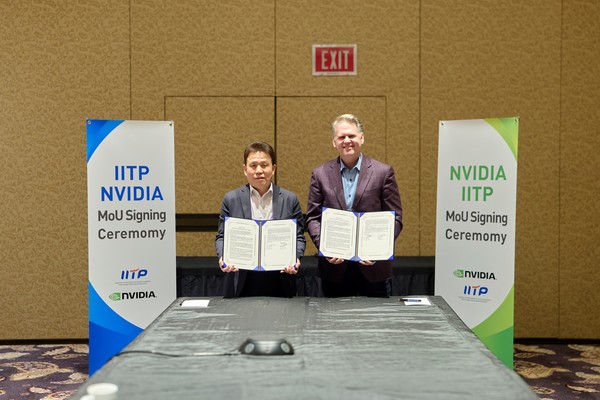 [포토뉴스]IITP-NVIDIA, 인공지능 분야 MOU 체결