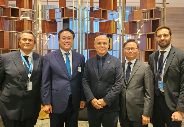 [포토뉴스]강도형 해수부 장관, UN총회 참석...UN해양총회 유치 활동